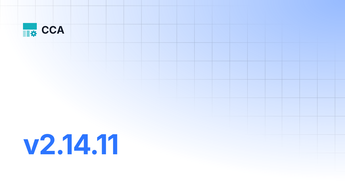 v2.14.11 | CCA