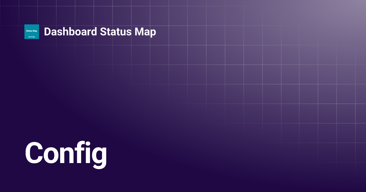 Config | Dashboard Status Map