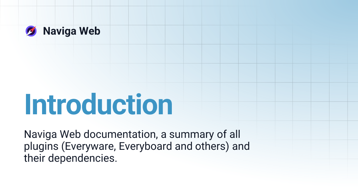 Introduction | Naviga Web