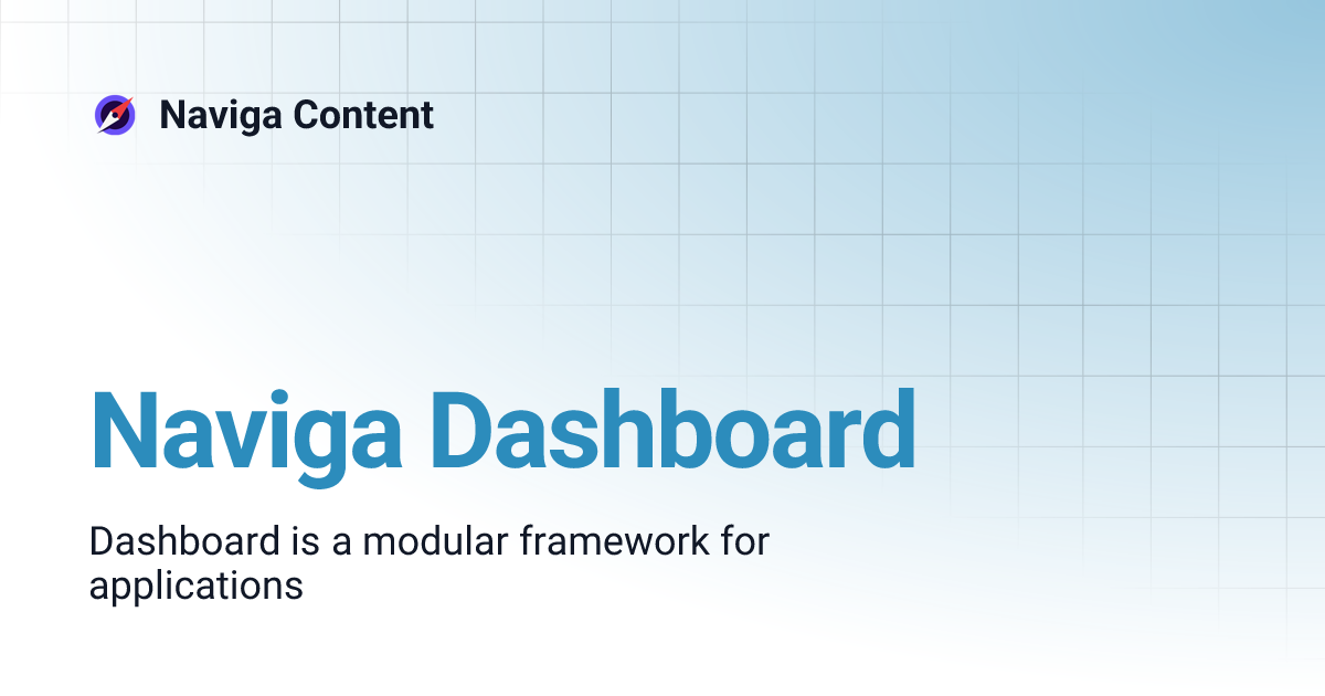 Naviga Dashboard | Naviga Content