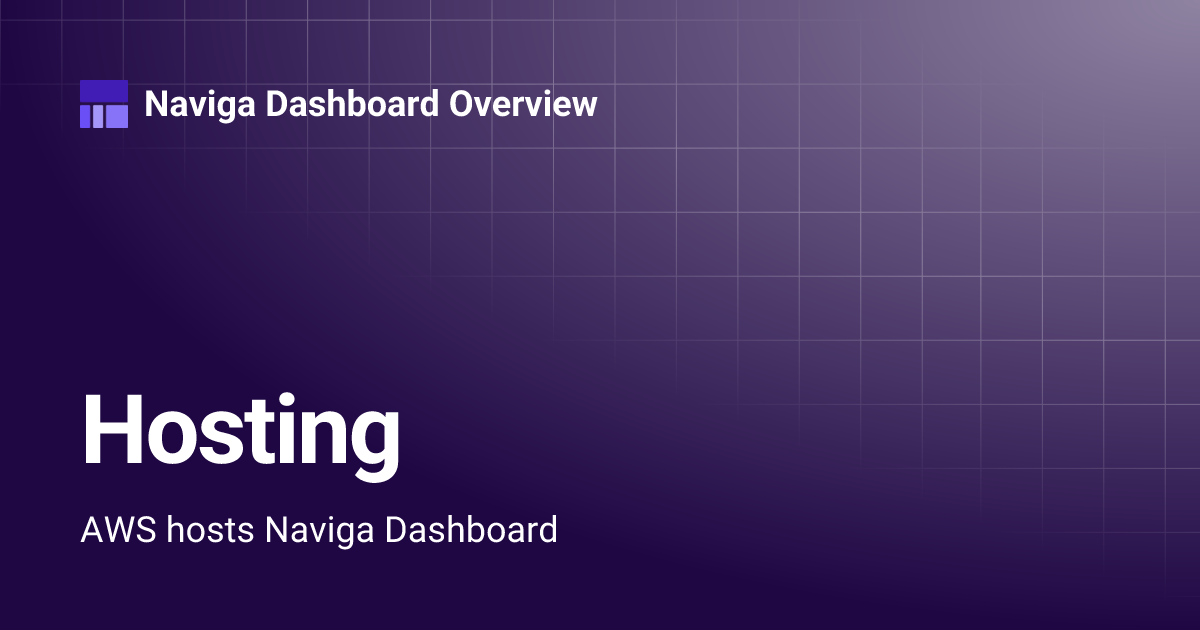 Hosting | Naviga Dashboard Overview