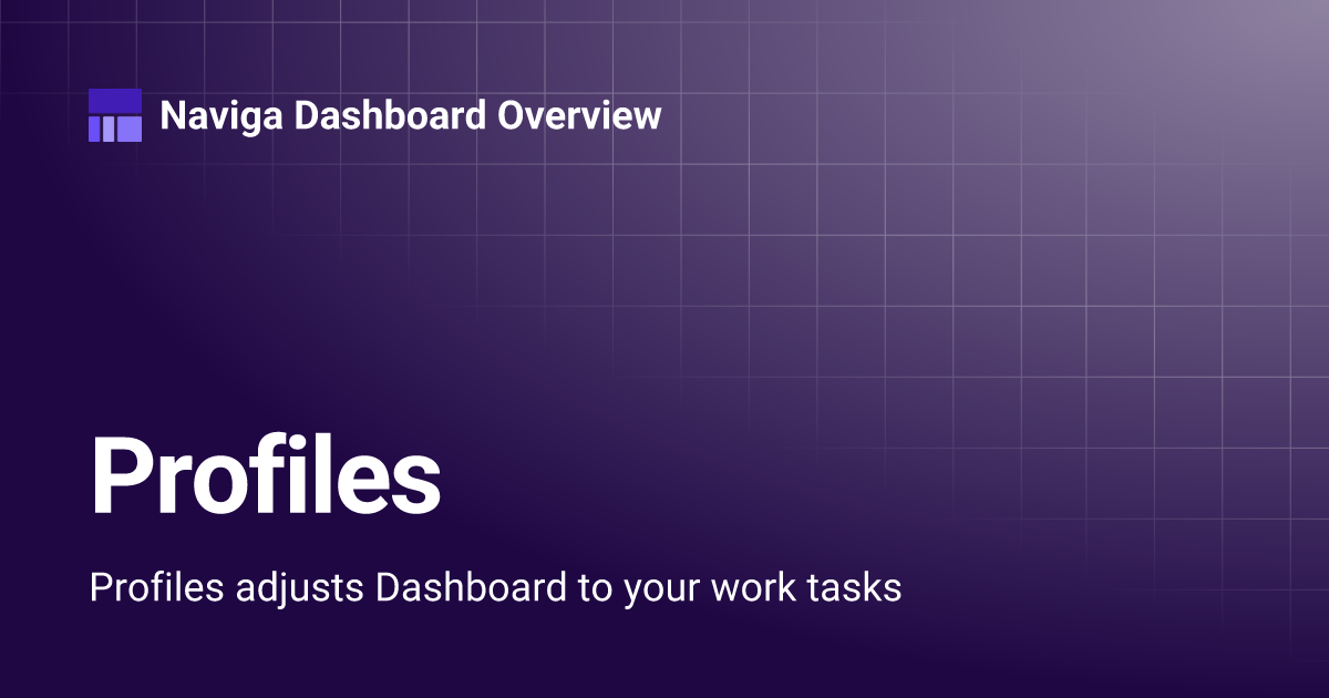 Profiles | Naviga Dashboard Overview